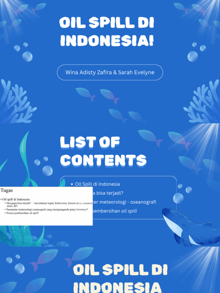 Tugas Kelompok Oil Spill | PDF