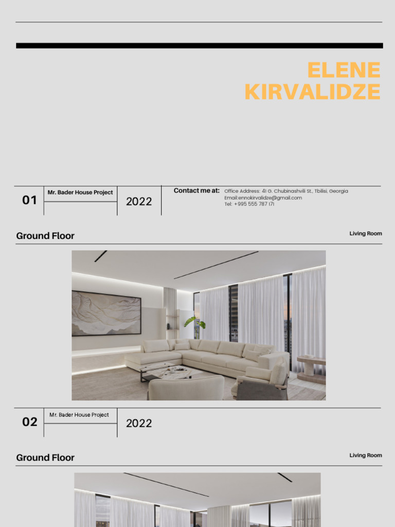 Mr. Bader House Project Overview | PDF | Bedroom | Home & Garden