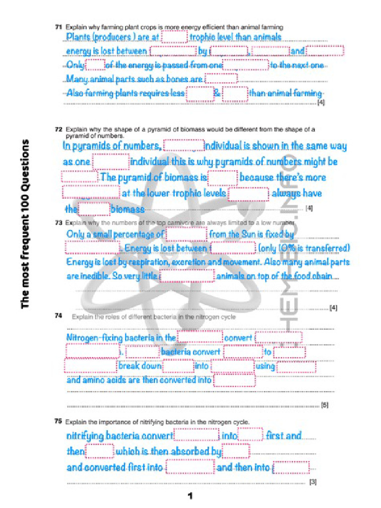 100 most frequent questions | PDF