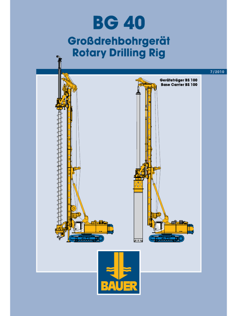Bauer BG40 Brochure | PDF