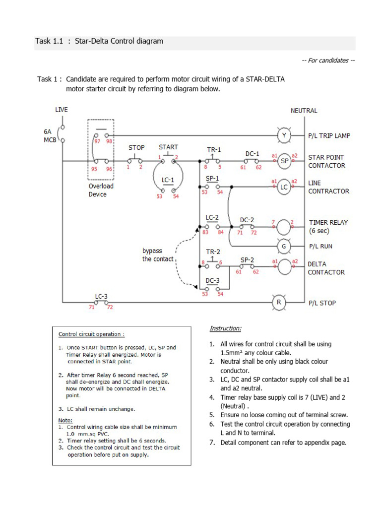2023 TASK 1a - STAR DELTA - Guide | PDF