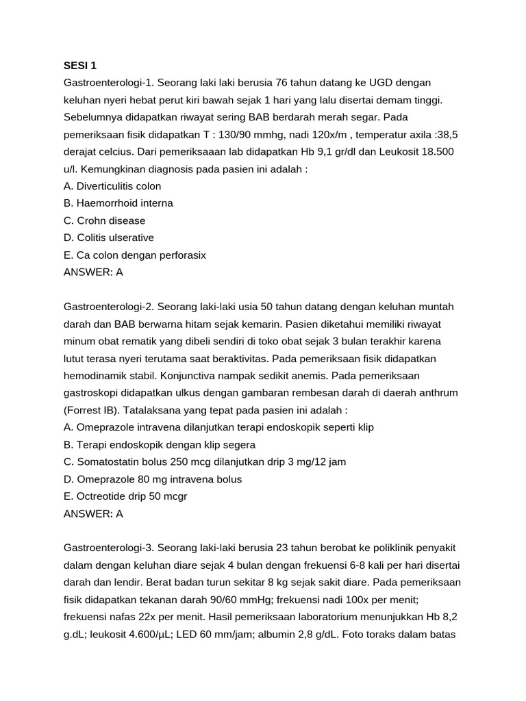 Soal Try Out CBT 1212023 - Sesi 1 Dan 2 | PDF