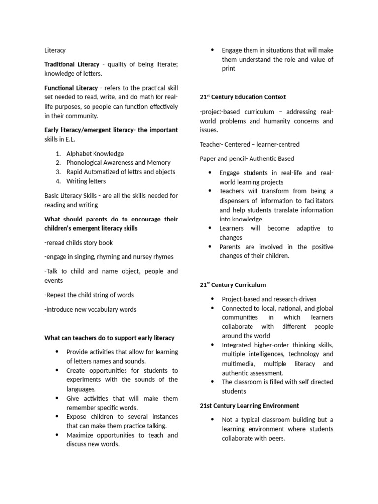 Building and Enhancing New Literacies Across The Curriculum | PDF