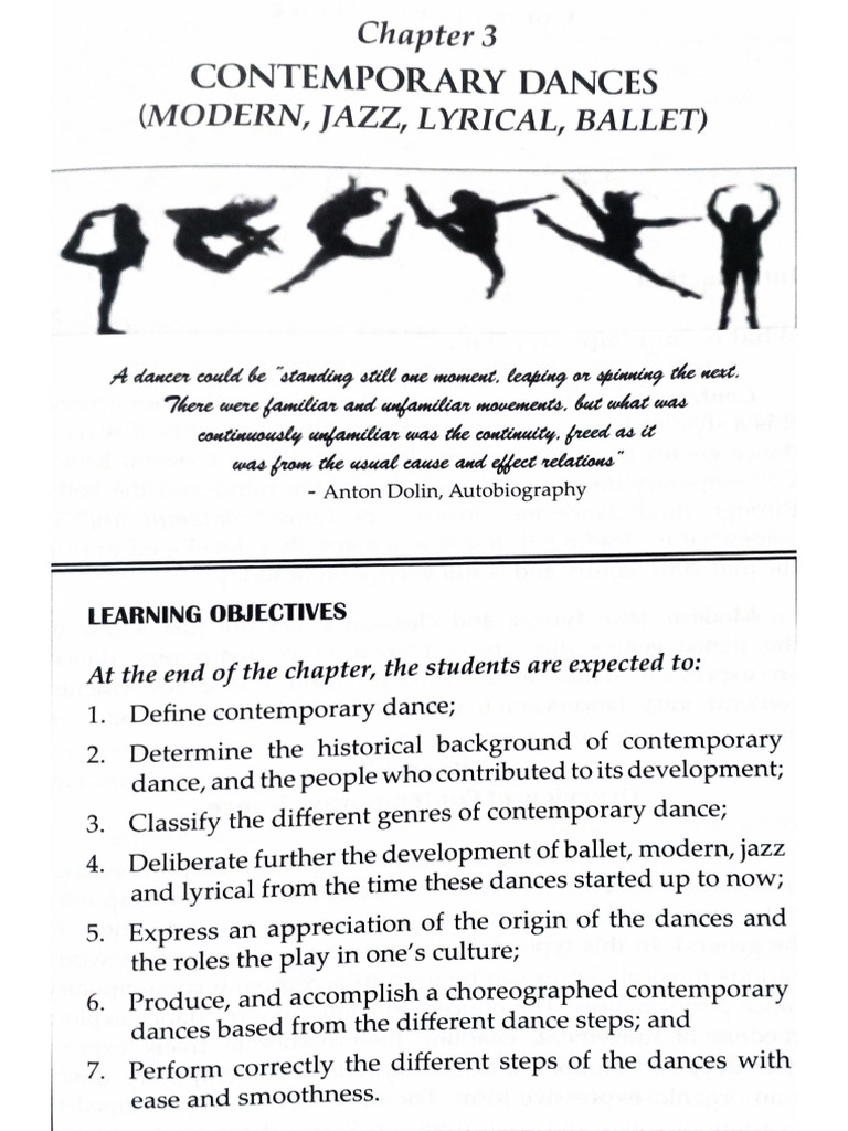Contemporary Dance | PDF