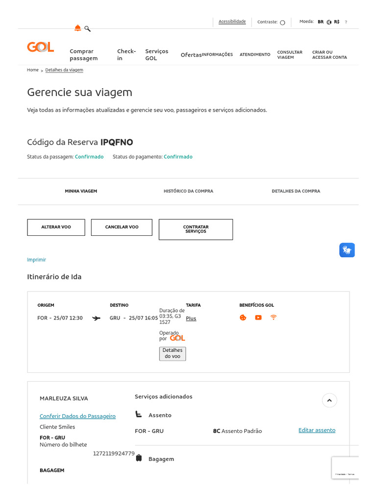 Voe GOL | PDF | Airlines | Civil Aviation