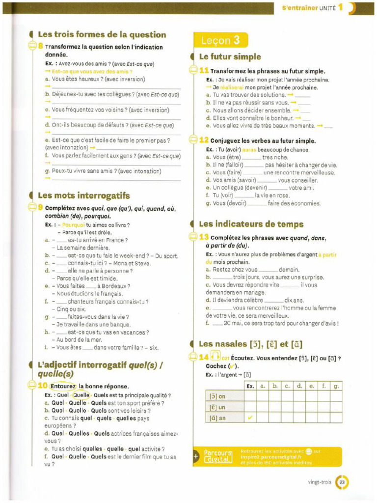 Inspire-A2-Livre-Eleve-Pdf-Free Partie 2 | PDF