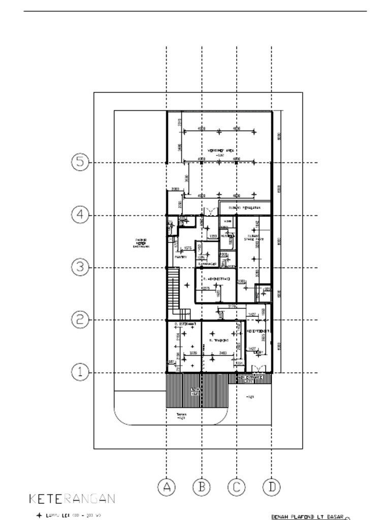 Denah Plafond LT Dasar | PDF