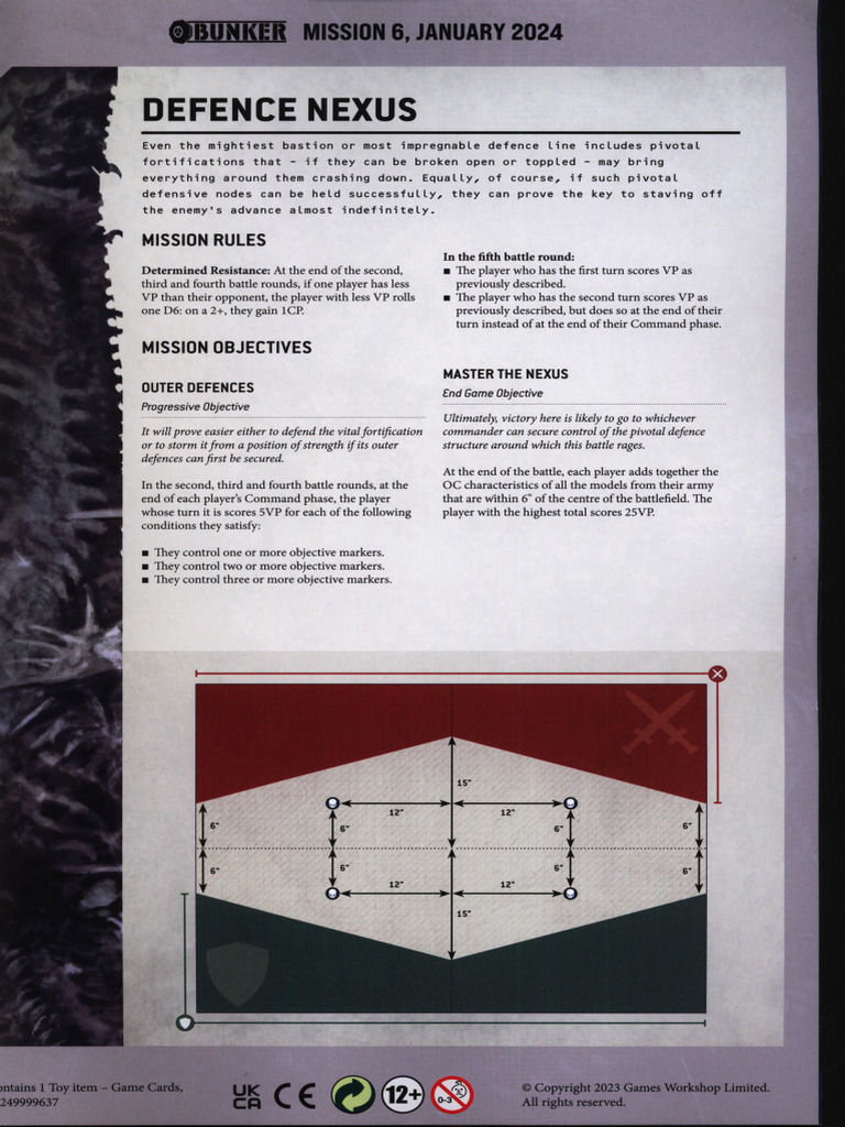 White Dwarf - Bunker Mission 6 - Defence Nexus (SCAN) | PDF