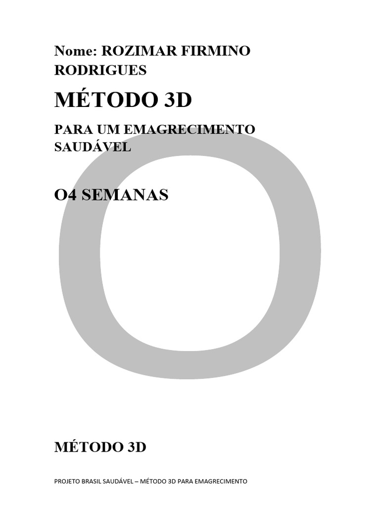 Método 3D - GS o - 2024 | PDF