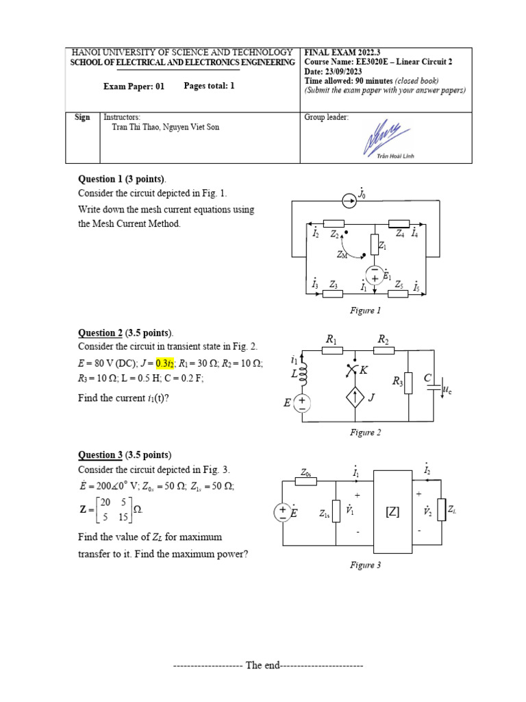 LC2 Final Test 09 10 | PDF