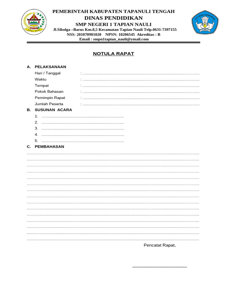 Notulen | PDF