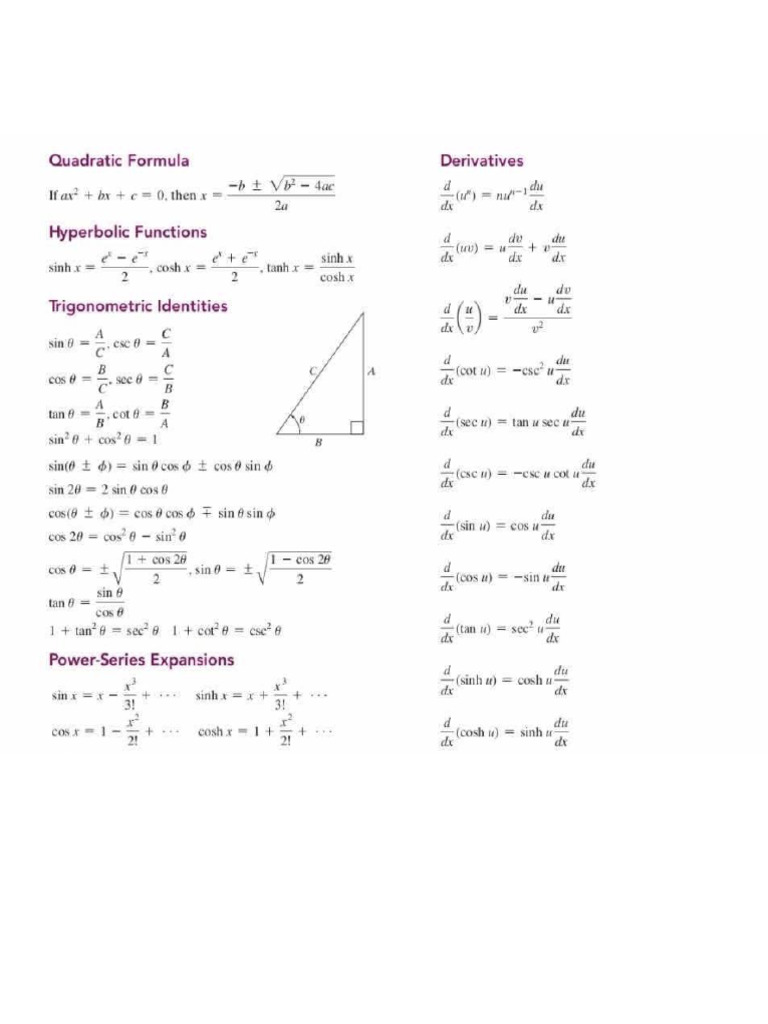 Formulas | PDF