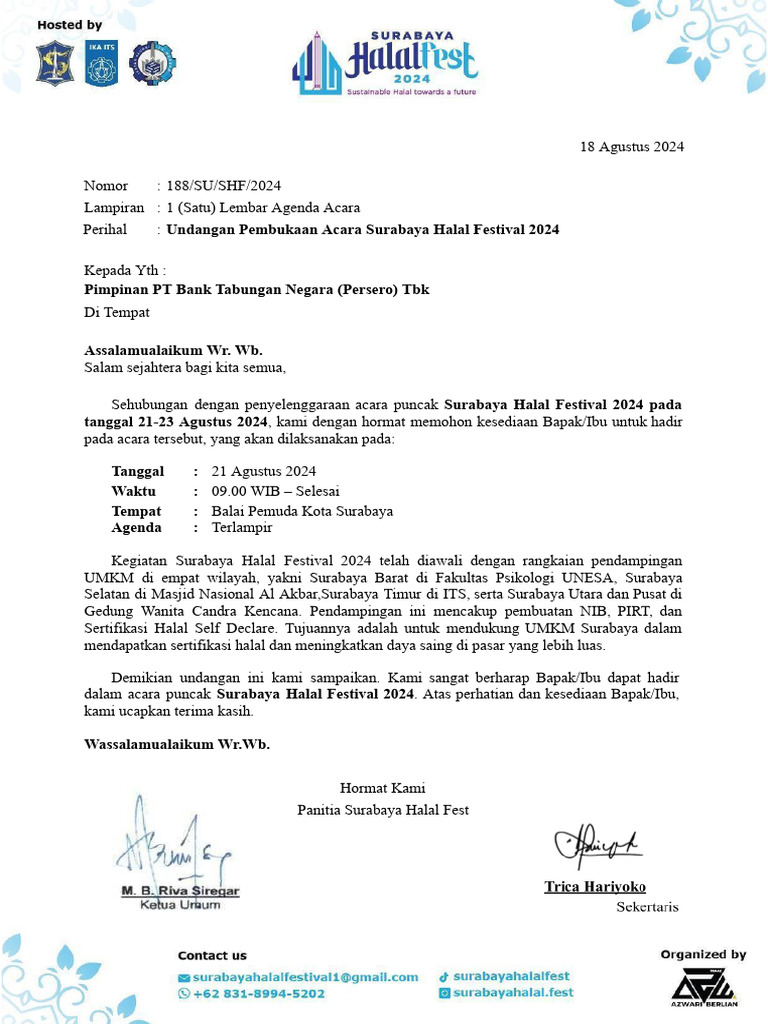 188 - Surat Undangan BTN - AF | PDF