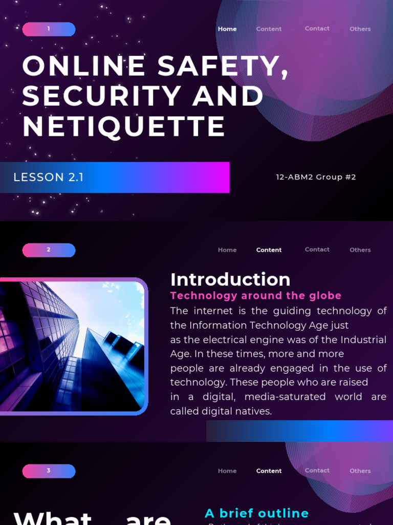 Online Security Safety and Netiquette GROUP 2 | PDF