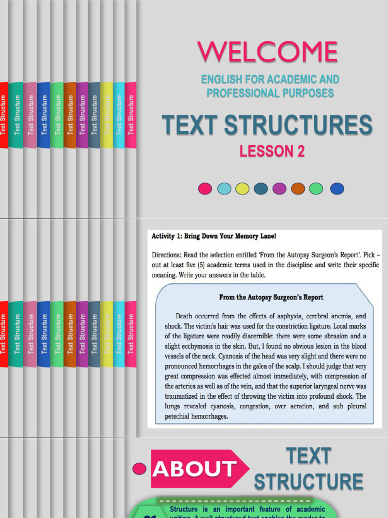 Lesson2 Text Structures | PDF