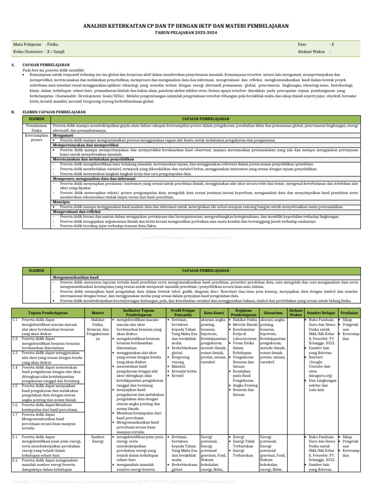 ATP (10 Kolom) | PDF