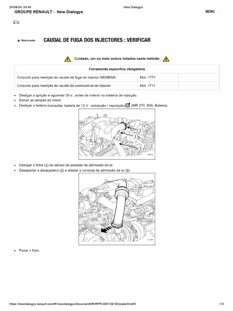 Caudal Fuga Inj | PDF