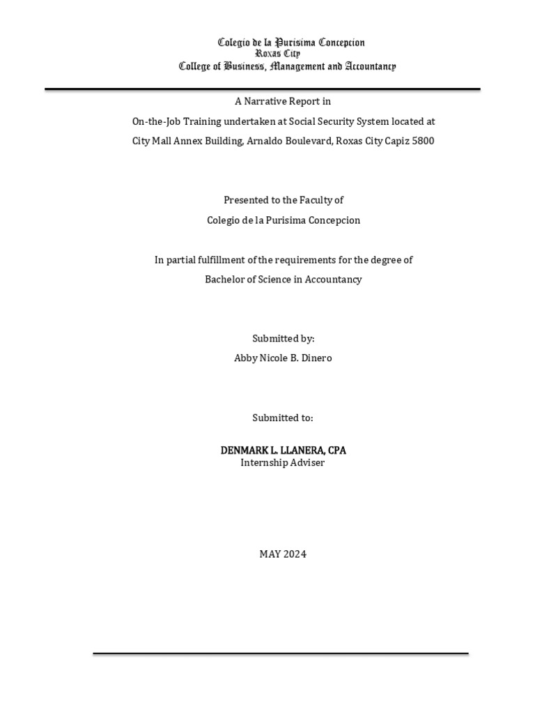 Final Narrative | PDF