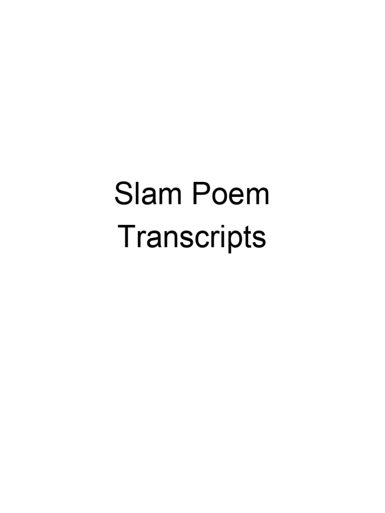 Slam Poem Transcripts on Islamophobia | PDF | Social Science