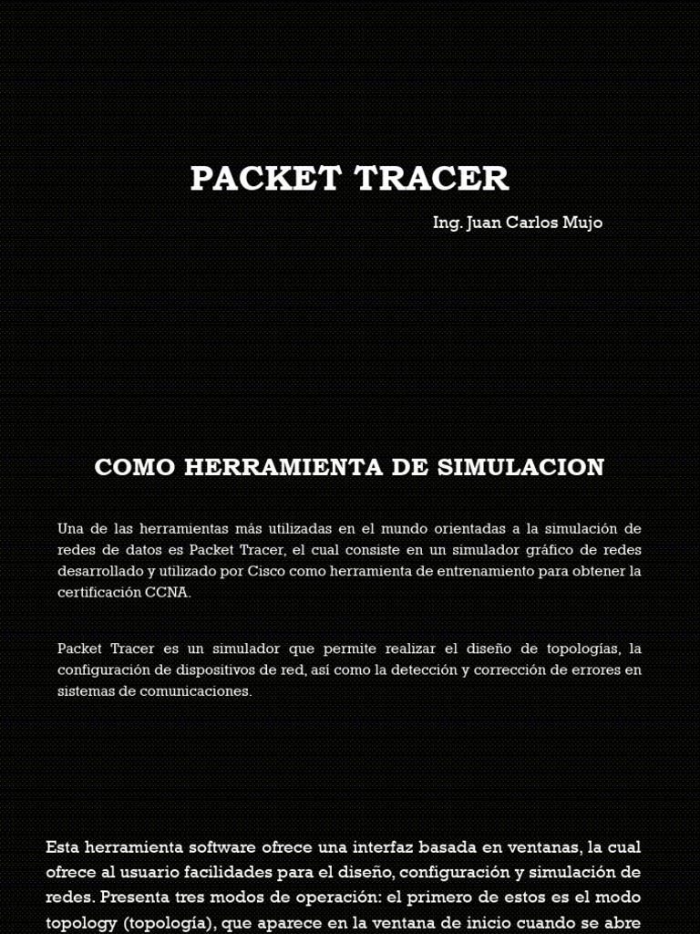 Introduccion Packet Tracer | PDF | Network Layer Protocols | Computers