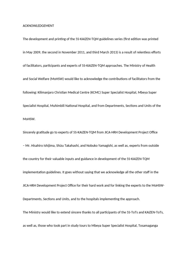 ACKNOWLEDGEMENT-WPS Office | PDF | Business | Self-Improvement