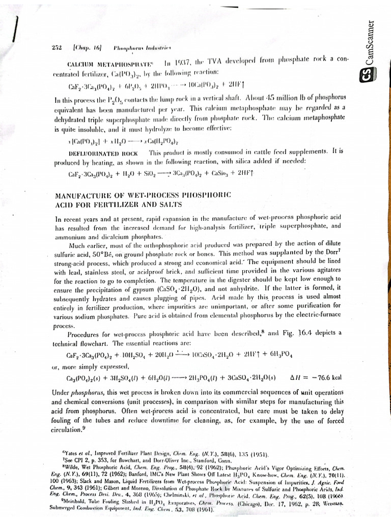 H3PO4 Class Note | PDF