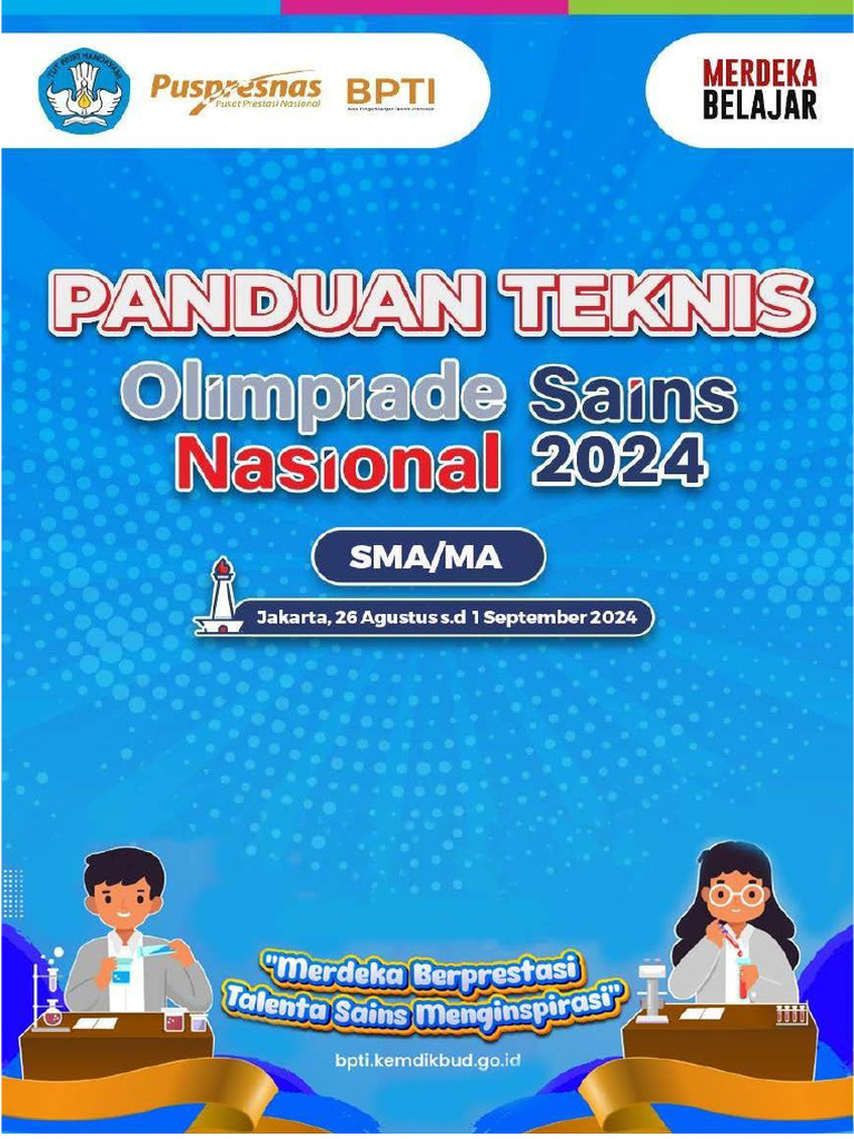 Panduan Pelaksanaan OSN SMA 2024 | PDF