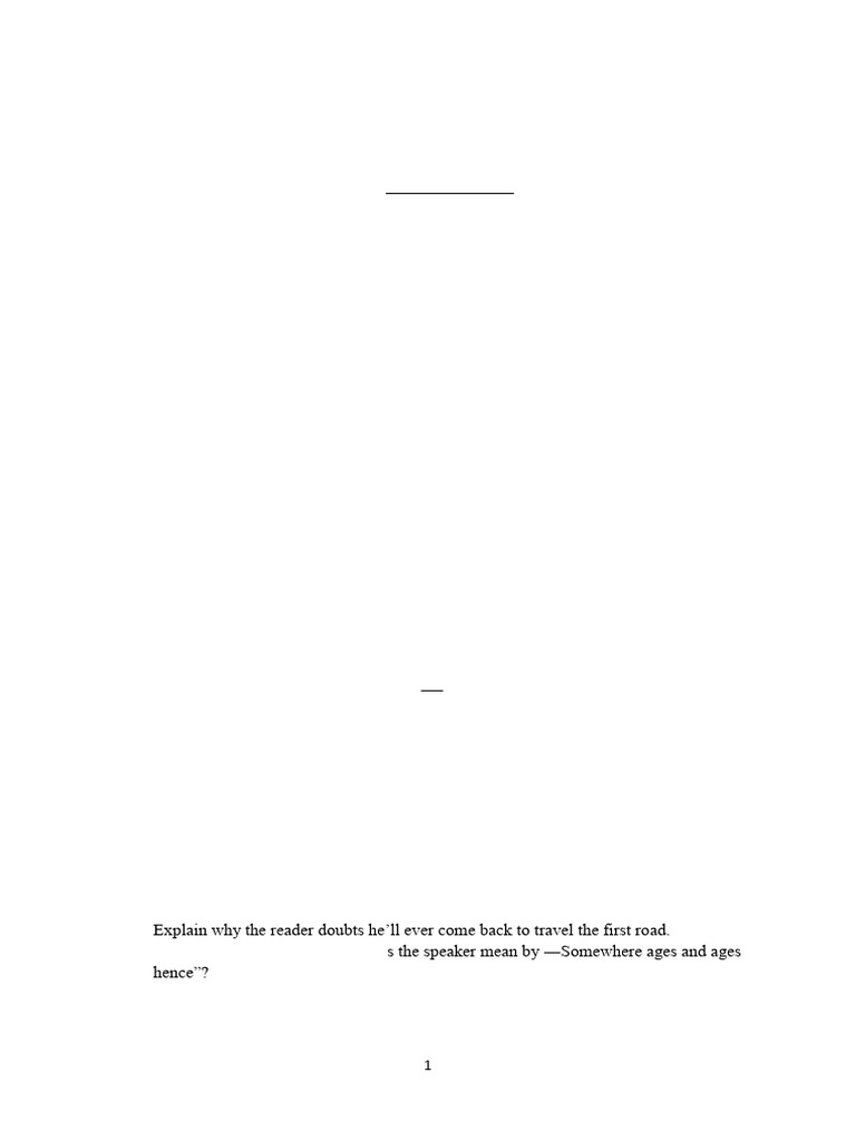 S4 IntroToLit Poems For Class Study 2020 | PDF