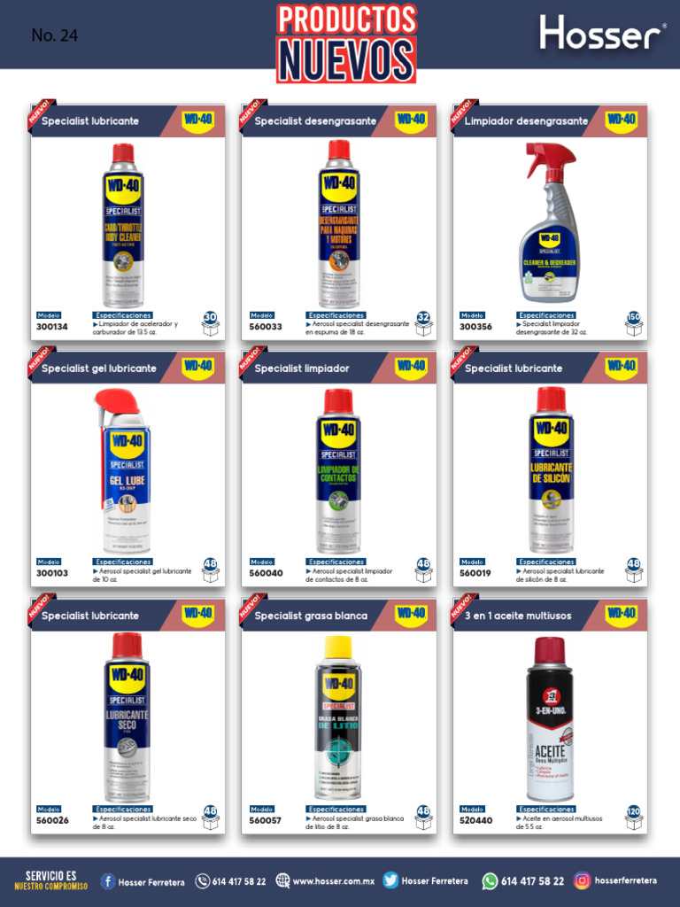 Nuevos Productos Hosser 24 | PDF