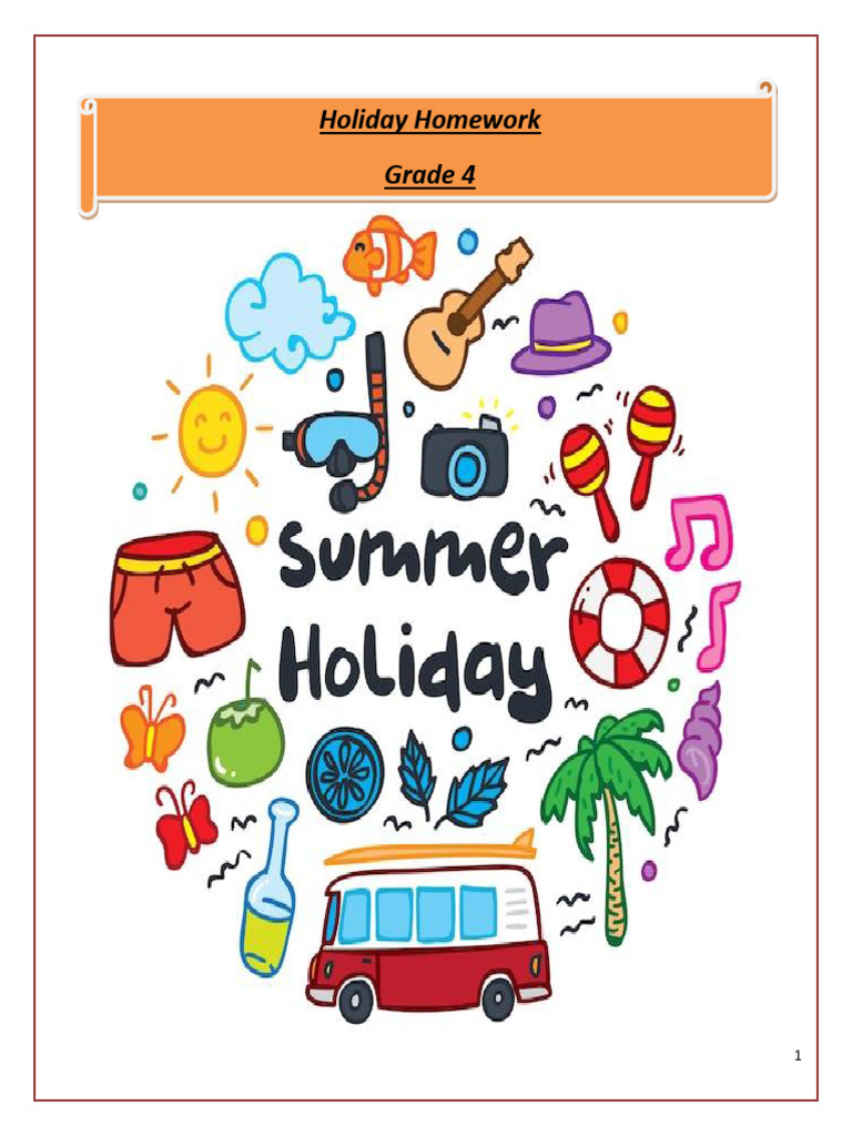 Class 4 HHW 24-25 | PDF