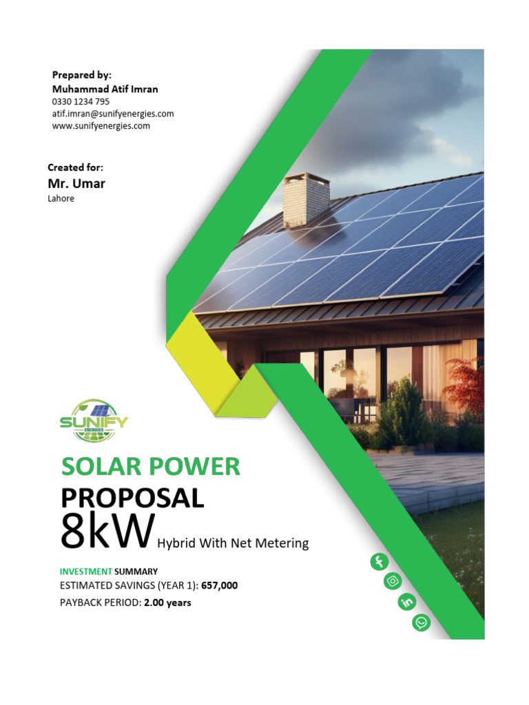 Mr. Umer 10kW On Grid | PDF