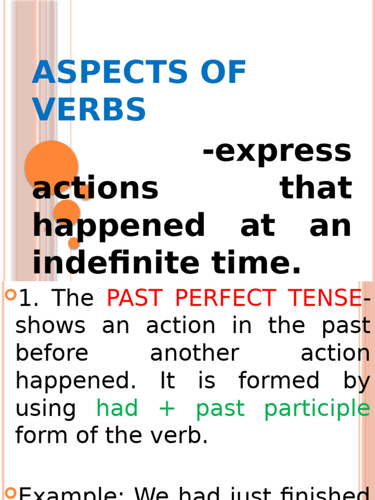 Aspects of Verbs | PDF