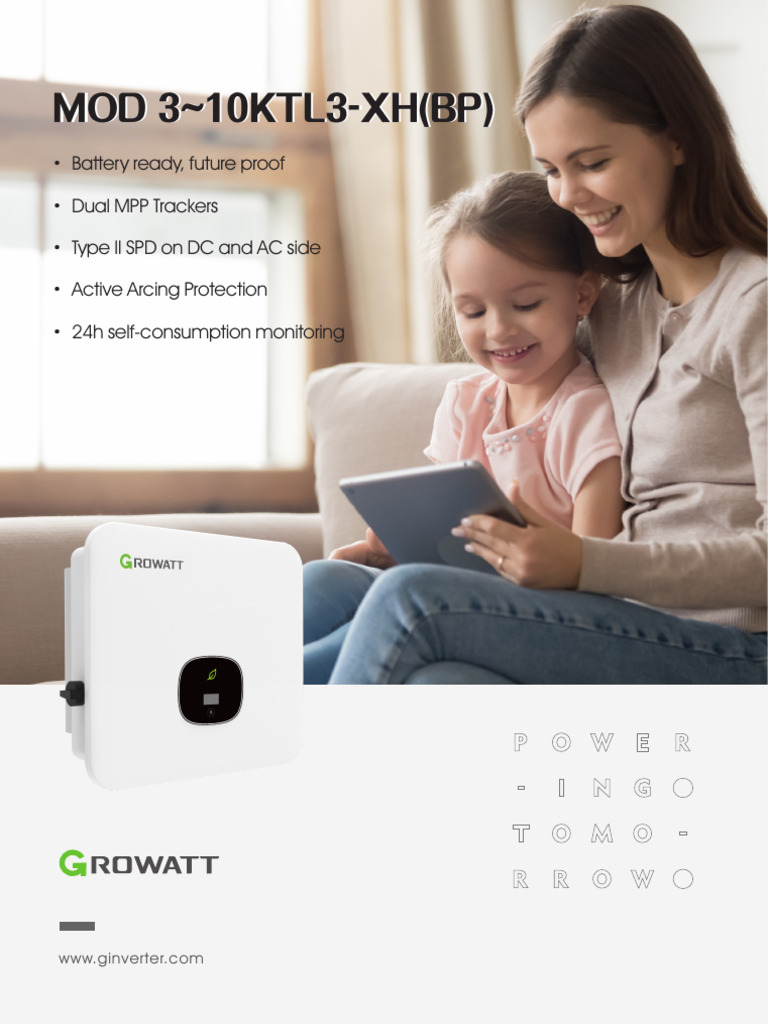 Growatt 3000 10000TL3-XH-Backup+APX HV Battery | PDF