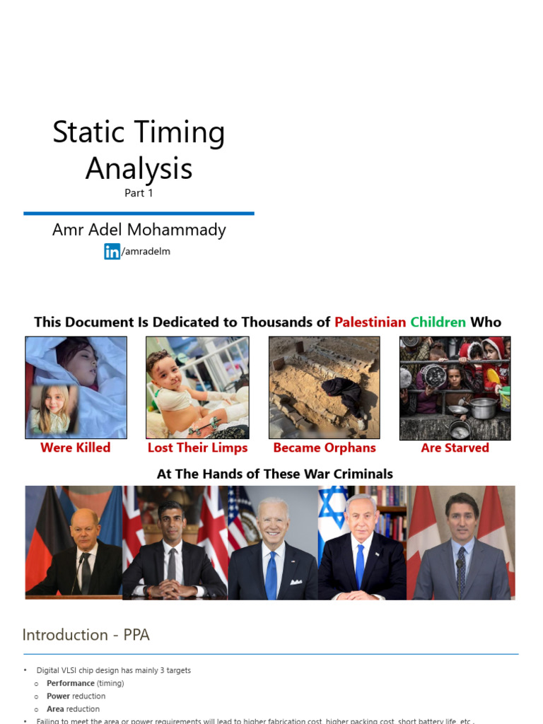 Static Timing Analysis 1 | PDF