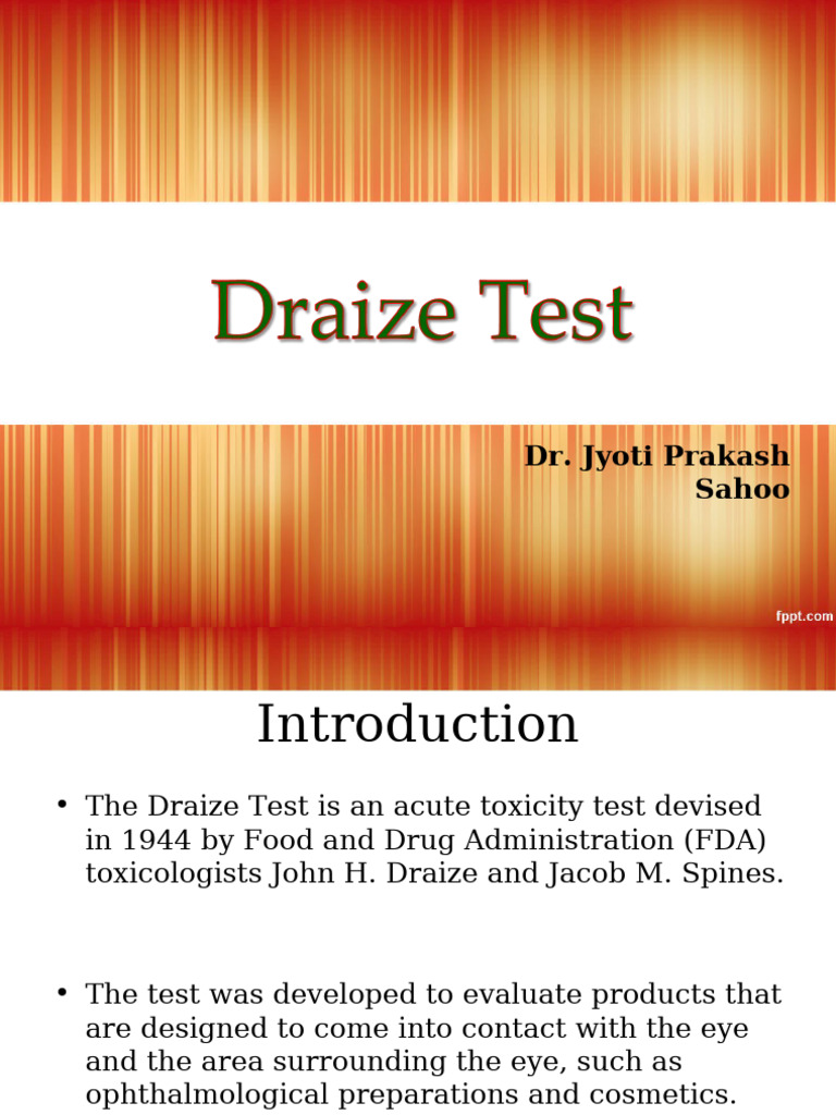 Draize Test | PDF