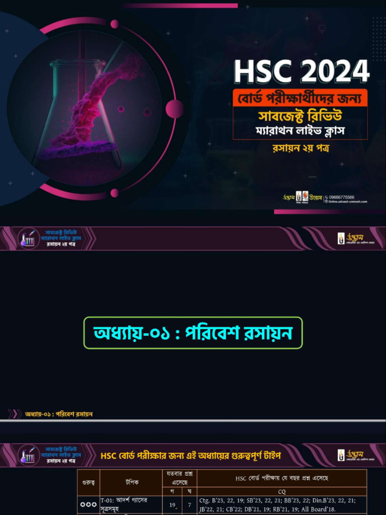 HSC Subject Review 24 Chemistry 2nd paper | PDF