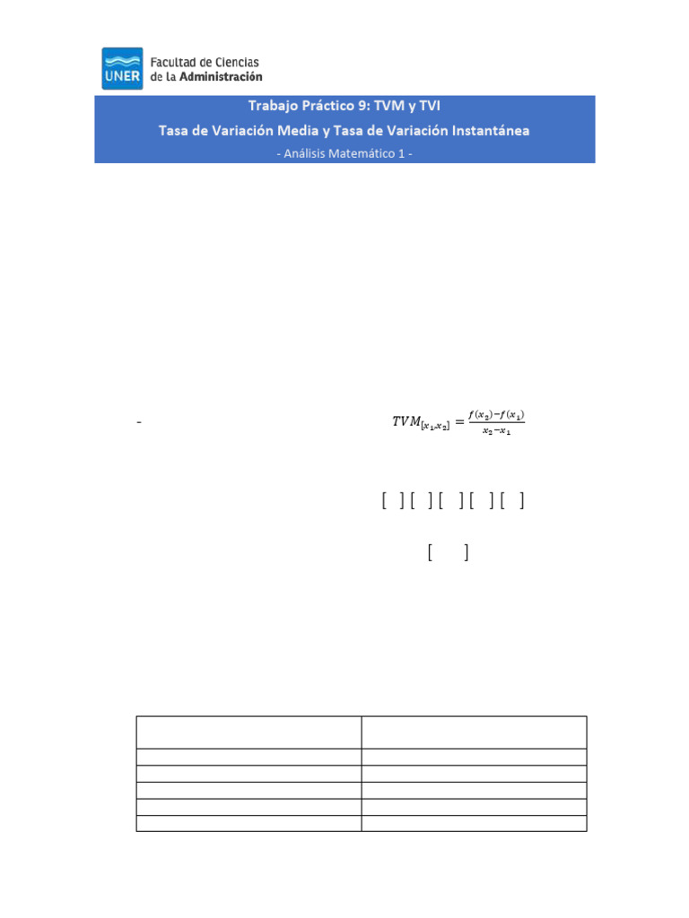 Practica de TVM y TVI | PDF