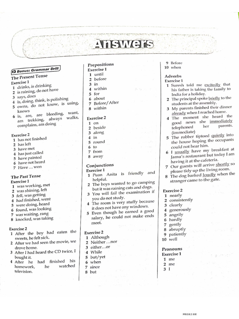 Answers English Modul SPM | PDF