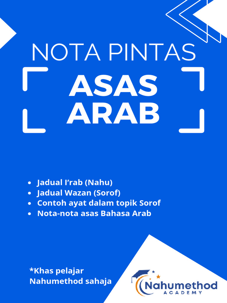 Nota Pintas Asas Arab (21og24) | PDF