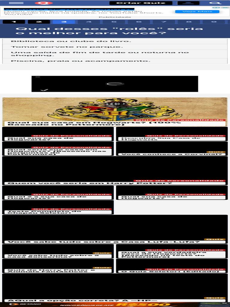 Teste Das Casas (Harry Potter) Quizur | PDF