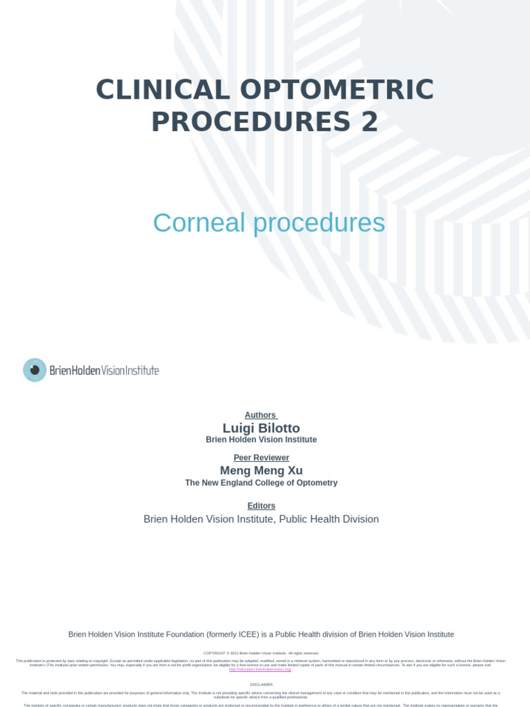 10 Corneal Procedures Pdf