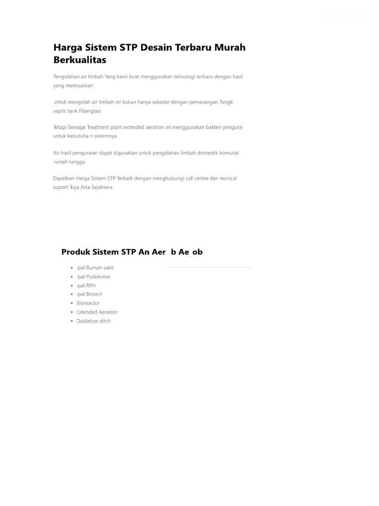 Harga STP | PDF