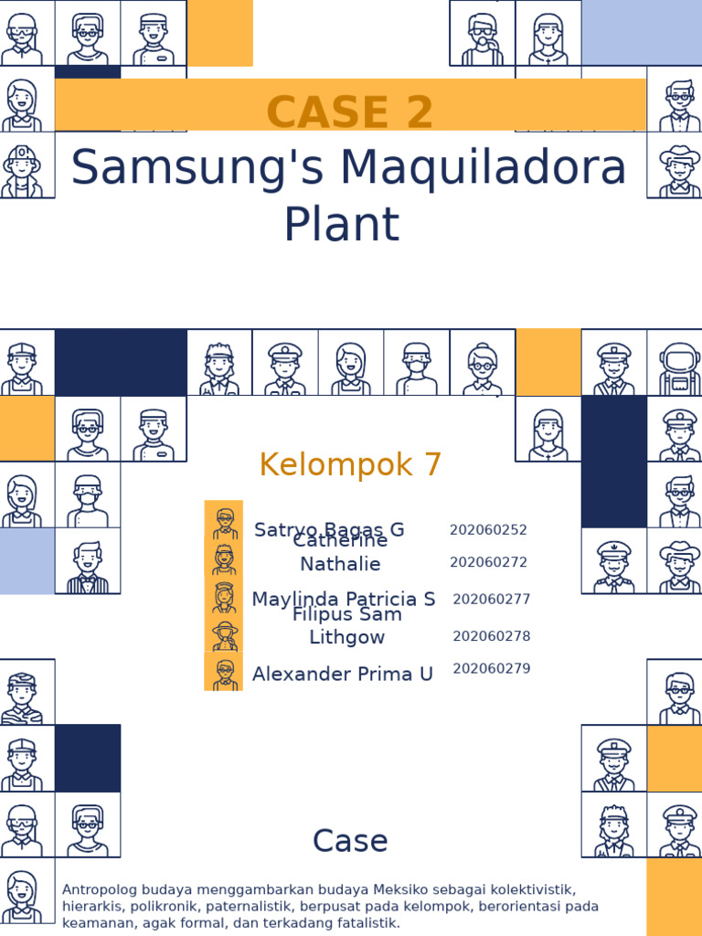 CASE 2-Samsung's Maquiladora Plant Kelompok 7 | PDF