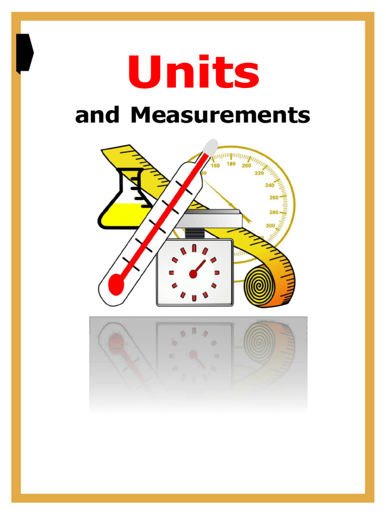 Ch.1. Units and Measurements | PDF