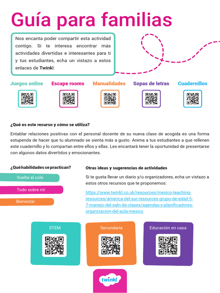 Actividades para la Vuelta al Cole | PDF