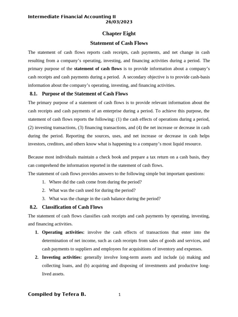 Chapter 8 Intermediate II | PDF | Equity (Finance) | Expense