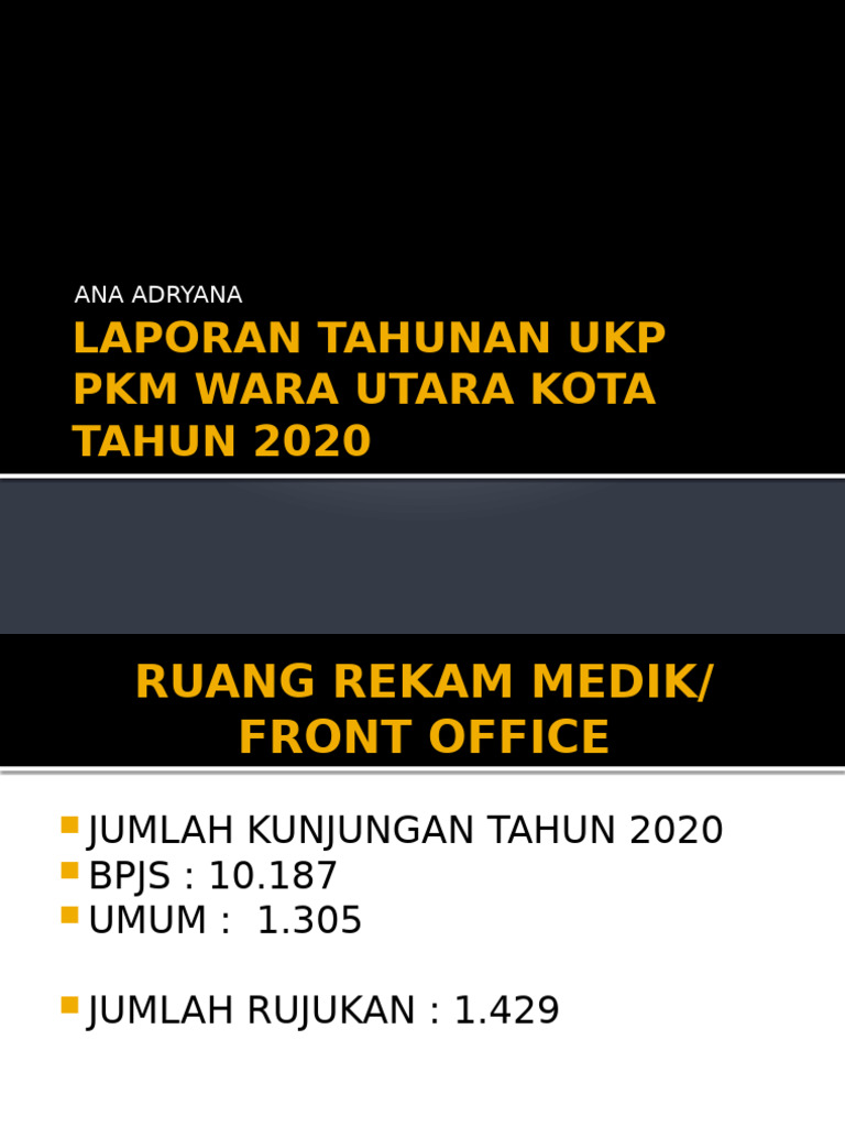 Laporan Tahunan Ukp | PDF