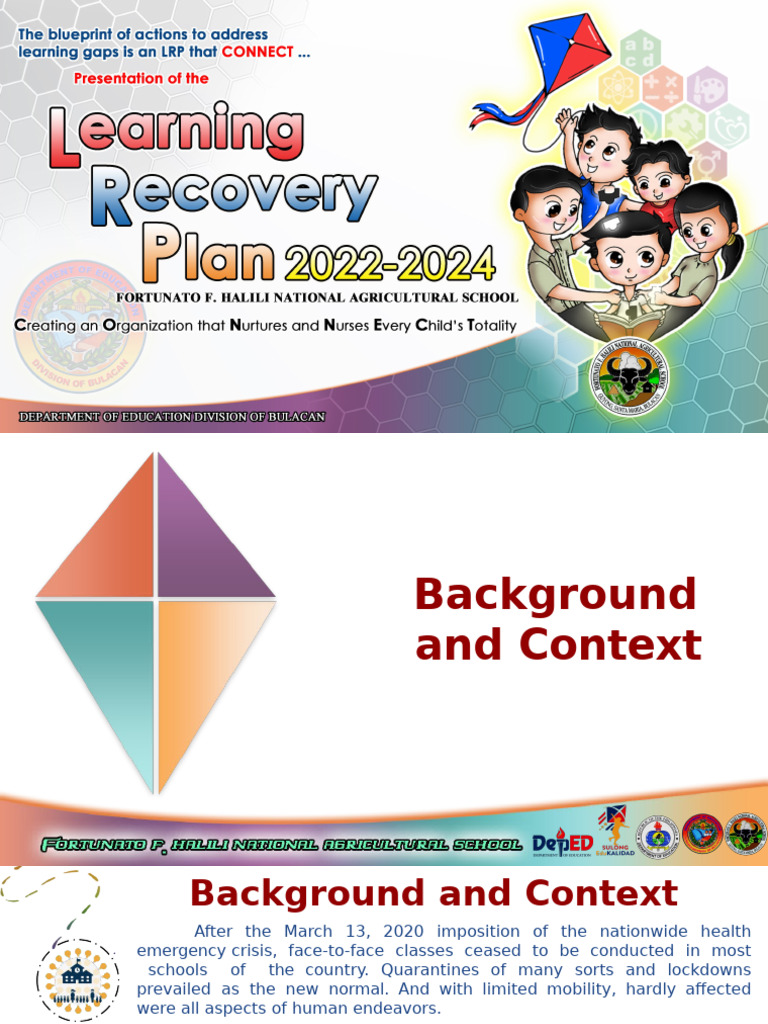 FFHNAS Learning Recovery Plan SY2021 2022 | PDF