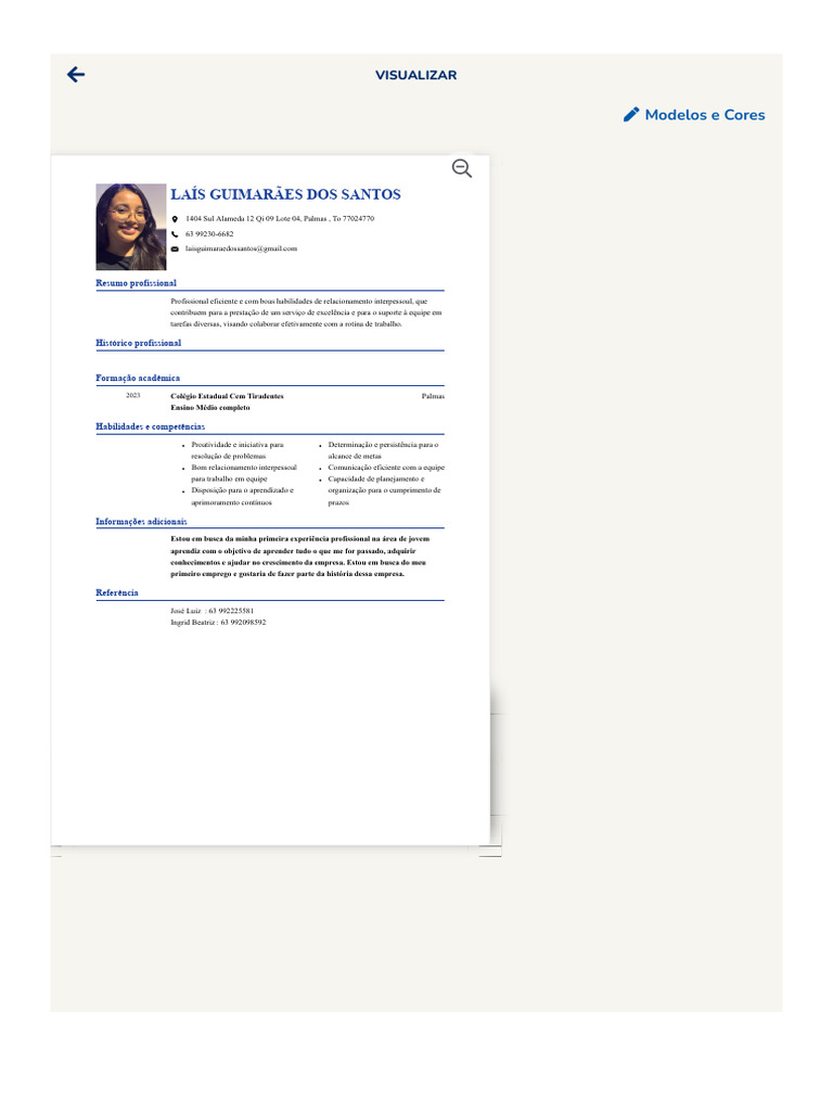 Finalizar Currículo - Meu Currículo Perfeito | PDF