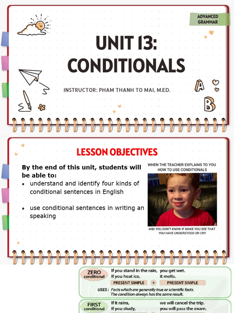 Unit 13 - Conditionals | PDF